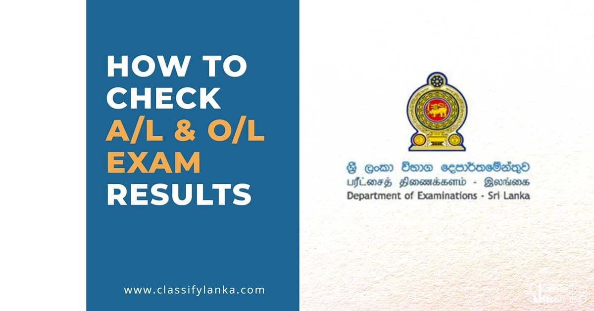 O/L and A/L Exam Results: How to Check Results Mobile and Website