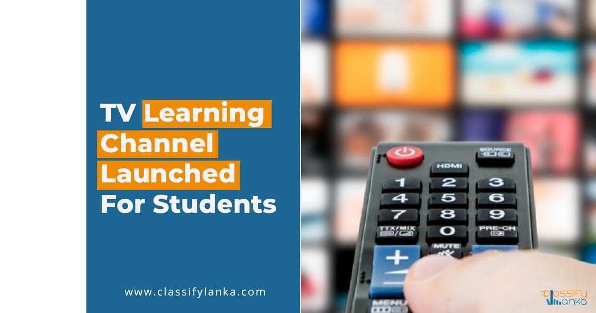 TV Learning Channel Launched For Students; Now available on Dialog