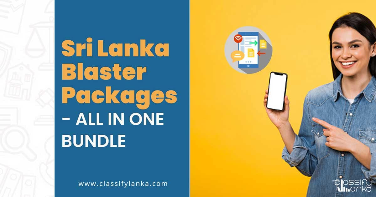 Sri Lanka Blaster Packages - All-in-One Bundle | Boost Your Connectivity